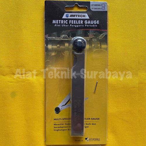 Jual FULLER 13 BLADES AMTECH SET VITATOOLS METRIC FEELER GAUGE FELLER ...