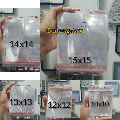 Jual Plastik OPP Roti Seal Bening isi 100 lembar / Plastik Lem Rekat ...