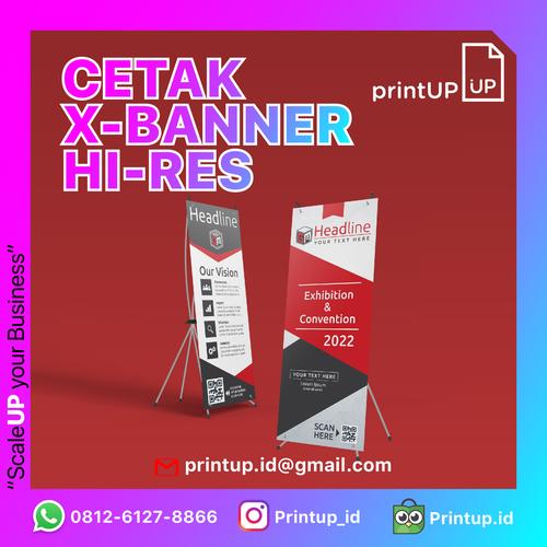 Jual Cetak Print X-Banner / Banner / Murah / Roll Banner - Flexy 340gram - Jakarta Barat ...
