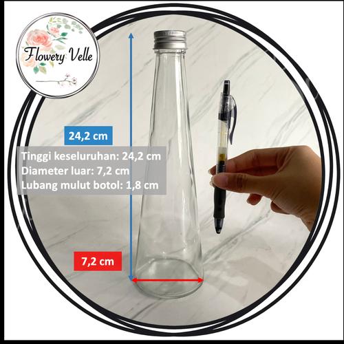 Jual Botol Kaca Kecil with Cork Tempat Kaca Glass Bottle Jar Kaca Mini ...