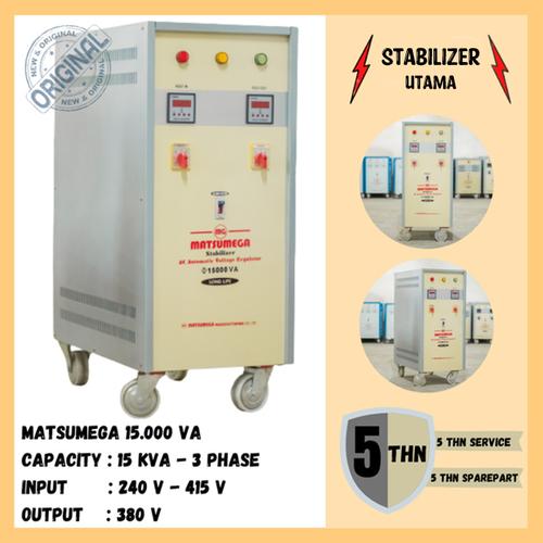 Jual Stavolt / Stabilizer Listrik MATSUMEGA 15000 VA 3 PHASE - Jakarta ...