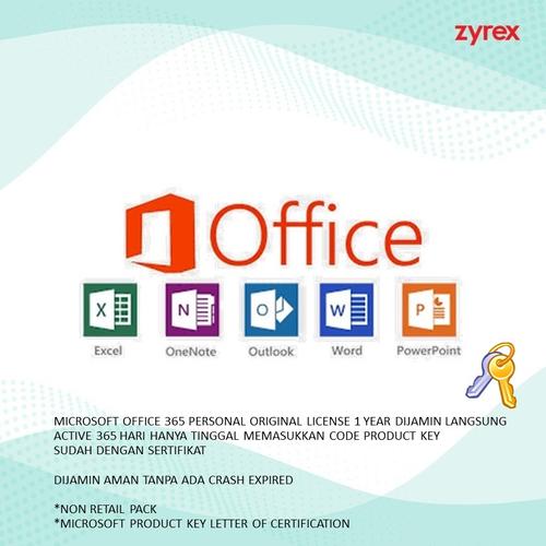 Promo MICROSOFT OFFICE 365 PERSONAL ORIGINAL LICENSE 1 YEAR (ORIGINAL ...