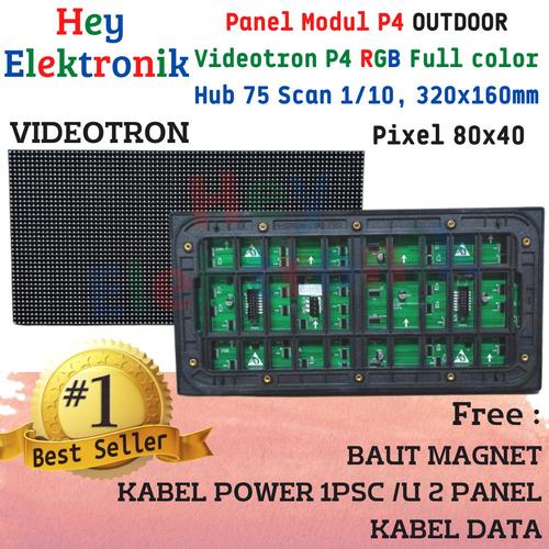 Jual Panel Modul LED P4 Running Text SMD RGB Full Color Outdoor ...
