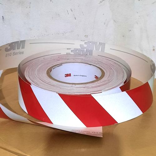 Jual 3M Scotlite-Scotlight safety reflective/Sticker ZEBRA merah putih ...