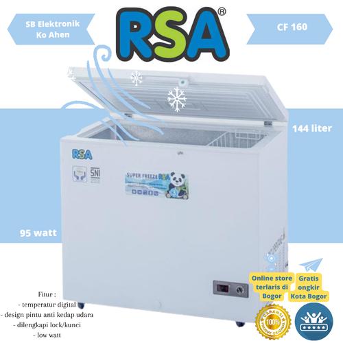 Jual RSA CHEST FREEZER CF 160 BOX 144L LEMARI PEMBEKU 144 LITER - Kota ...