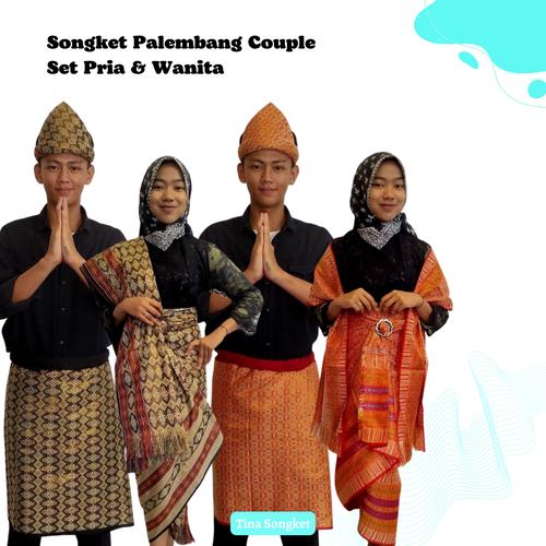 Jual Songket Couple Set Pria & Wanita Khas Palembang - Tina Songket ...