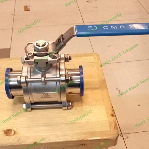 Jual Ball Valve Sanitary Ferrule 2" inch - Jakarta Barat - Karya Abadi Teknindo | Tokopedia