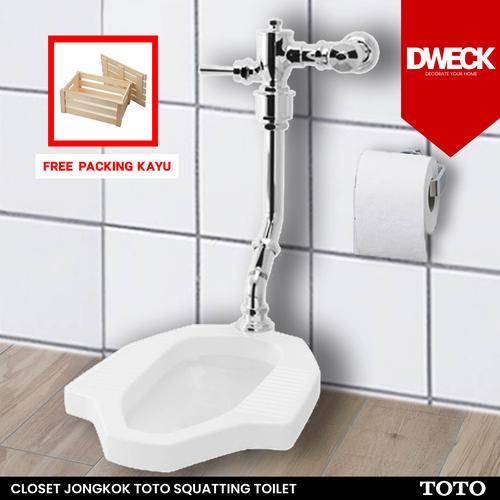 Jual Closet Jongkok TOTO CE9 Complete Push Valve FSD - CE9/TV150NWV12J - Kota Depok - Dweck ...