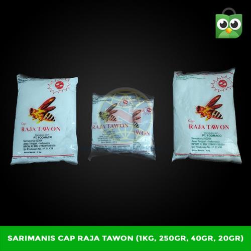 Promo Pemanis Buatan / Sari Manis Raja Tawon Hitam isi 40gr, 250gr, 1kg ...