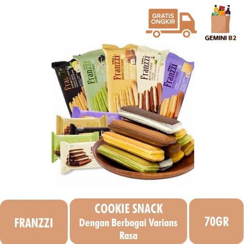 Jual Franzzi Cookies Krim lady finger Beraneka Rasa 70GR - Dark ...