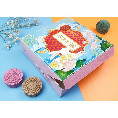 Jual kardus kue bulan 100 gram box mooncake dus hampers mid autumn ...