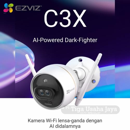 Jual EZVIZ C3X Dual Lens 1080P Color Night Ai Fitur IP Camera CCTV ...