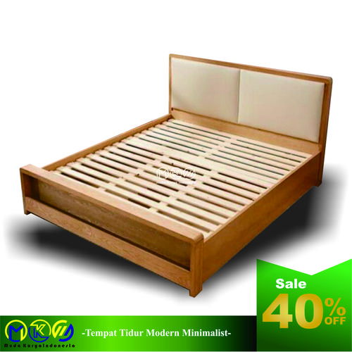 Promo Furniture MKI + Bad Tempat tidur minimalis dipan kayu jati - 160 ...