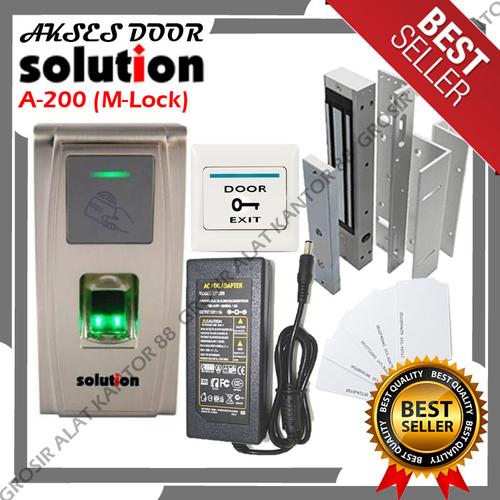 Jual Paket Akses Door Solution A200 M-Lock/ Access Control Untuk Pintu ...