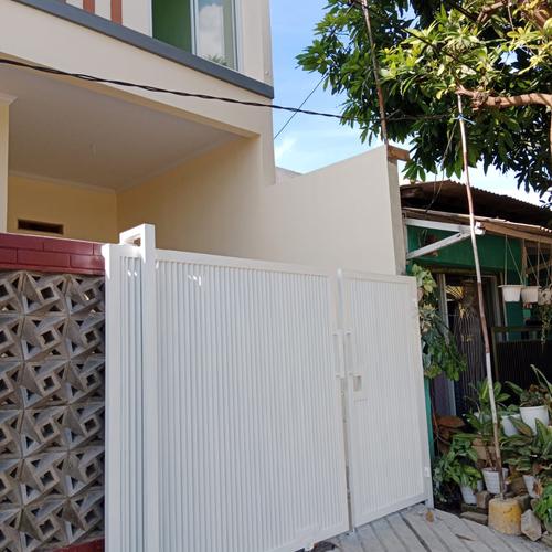 Jual pagar minimalis miring - Kota Tangerang Selatan - ZAYN DECORATION ...