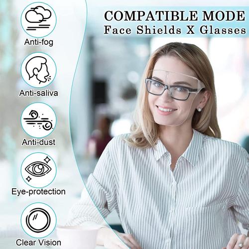 Jual FACE SHIELD MASKER PELINDUNG WAJAH FULL FACE TRANSPARAN BENING ...