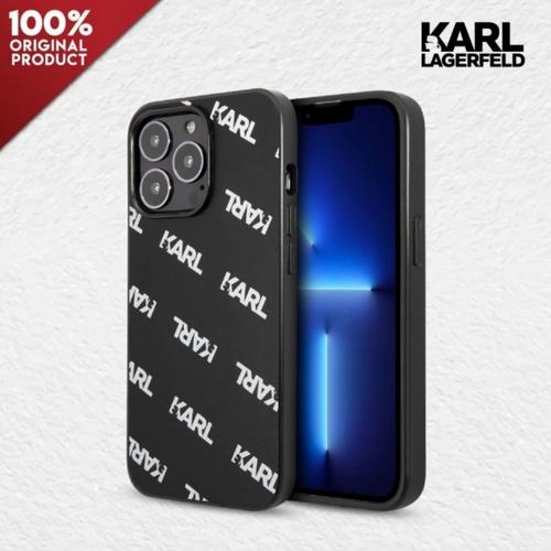 Jual Case iPhone 13 Pro & Pro max - All Over Logo jKarl Lagerfeld ...