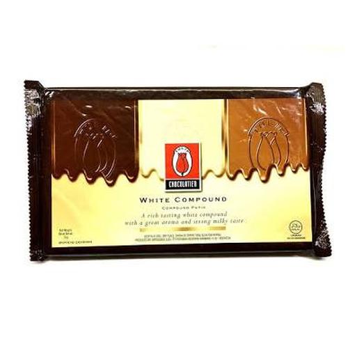 Jual Tulip White compound chocolate 1 kg blok WHC Coklat Putih batang ...