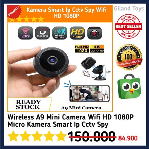 Jual Wireless A9 Mini Camera Wifi HD 1080P Micro Kamera Smart Ip Cctv ...