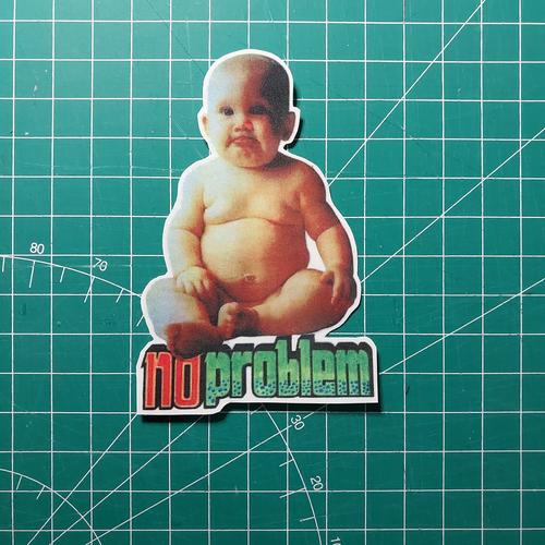 Jual Sticker Vintage Retro Bayi No Problem - Kota Bandung - Mas Kibis ...