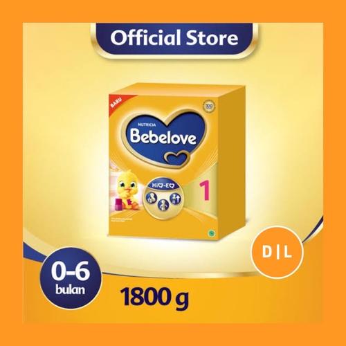 Jual Nutricia Bebelove 1 1800gr Susu Formula Bayi 0-6 Bulan Bebelac ...