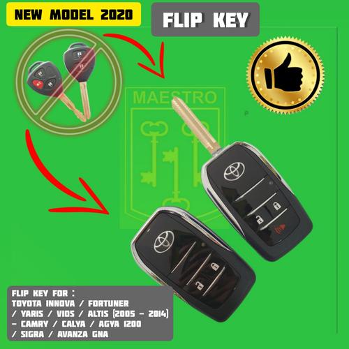 Jual Remote Lipat Flip Key Innova 2005 - 2014 plus grafir kunci by foto ...