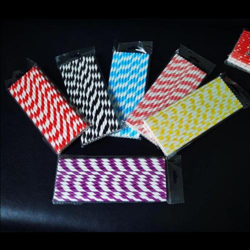 Jual PAPER STRAW 100 PCS - SEDOTAN KERTAS ANEKA WARNA BERBAGAI BENTUK ...