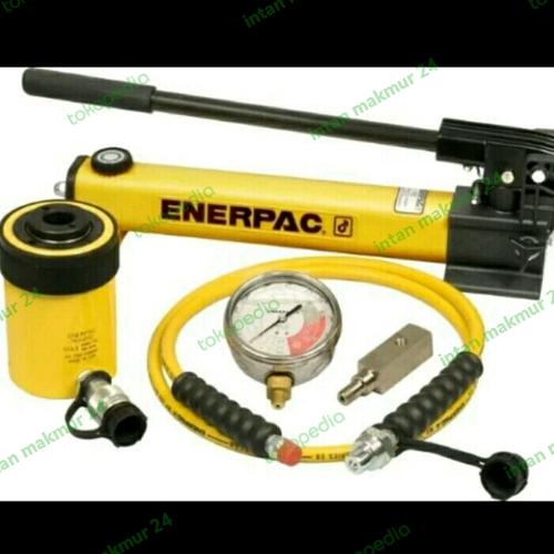 Jual ENERPAC 1 SET HYDRAULIC JACK 30 TON RCH302 PUMP HAND - 2 SPEED ...