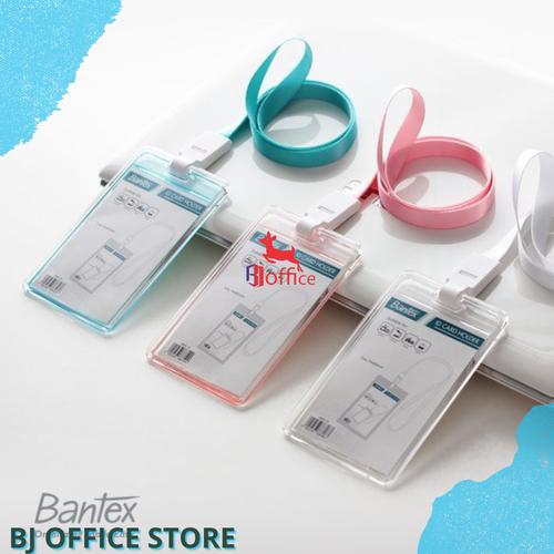 Jual Bantex ID Card Holder Potrait 8868 / Tempat ID Card Transparant ...