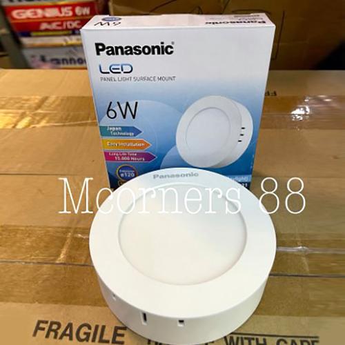Jual Panasonic Downlight LED Neo Slim Outbow / Tempel 6 Watt Bulat ...