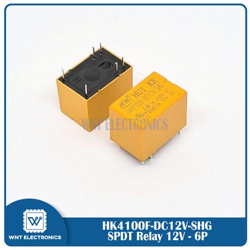 Jual RELAY 12V 6PIN 6P 6 KAKI HK4100F DC12V SHG HK4100F-DC12V-SHG ...