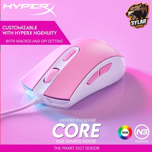 Jual HyperX Pulsefire Core Pink White RGB Gaming Mouse - Jakarta Pusat ...