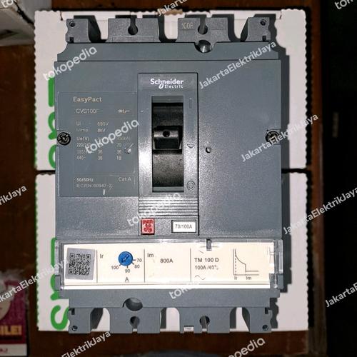 Jual SCHNEIDER ELECTRIC SNI CIRCUIT BREAKER MCCB CVS100F 100A LV510337 ...