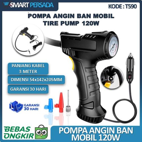 Jual Pompa Ban Mobil Elektrik Digital Compressor Tekanan Angin Air ...