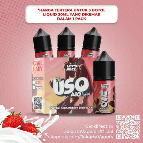Promo The USO AIO Perfect Strawberry Cheesecake 3x30ML by LCV Juice - Liquid - Kab. Tangerang ...