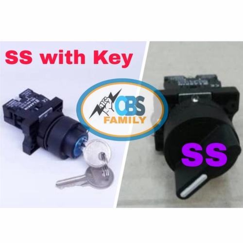 Jual Larkin Selector Switch Key 3Posisi dan 2Posisi LB2 / Key Switch ...