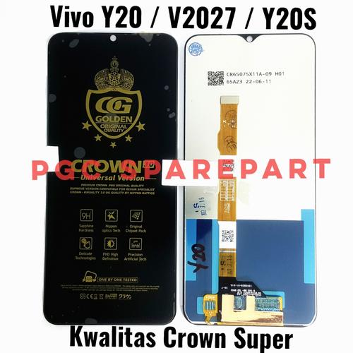 Jual LCD Touchscreen Fullset Kwalitas Crown Super Vivo Y20 Y12S Y20S Y15S - Hitam - Jakarta ...