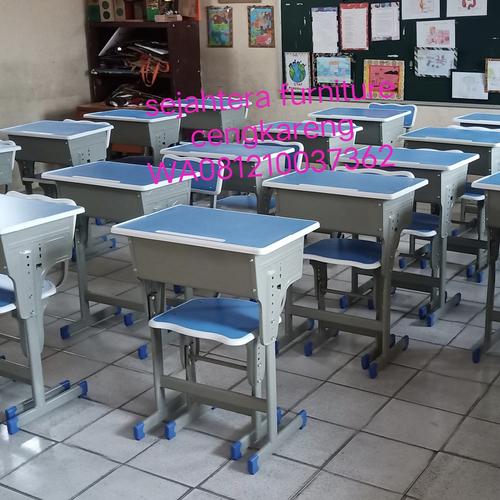 Jual Meja sekolah meja belajar set bangku SD SMP SMA meja kursi sekolah ...