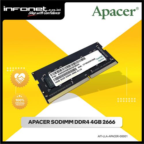 Jual APACER SODIMM DDR4 4GB 2666 - Jakarta Utara - INFONET_NEW | Tokopedia