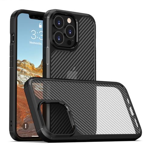 Jual Case Carbon iPhone 13 Pro Max Hybrid Black Casing - iP 13 Pro Max ...