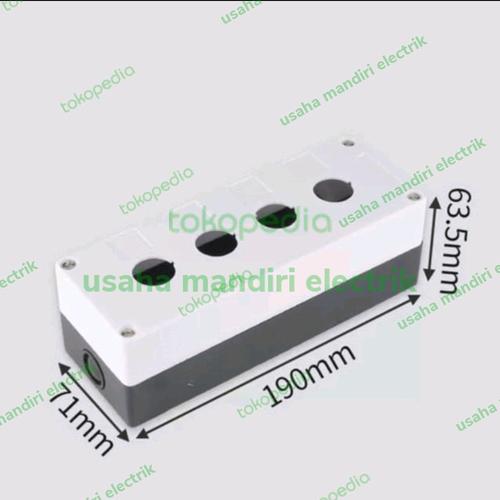 Jual BOX PUSH BUTTON 4 LUBANG - Kuning - Putih, 22mm - Jakarta Barat ...