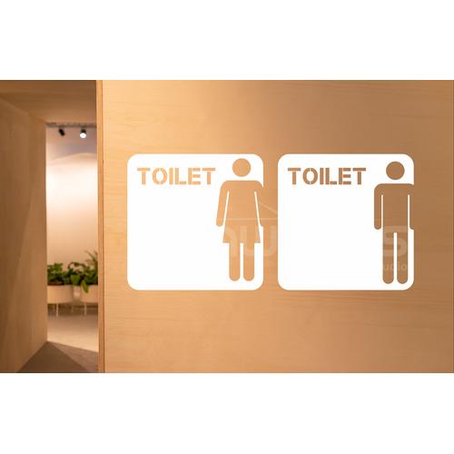 Jual Toilet Sign / Toilet Sign Cutting Laser / Akrilik Sign / Sign ...
