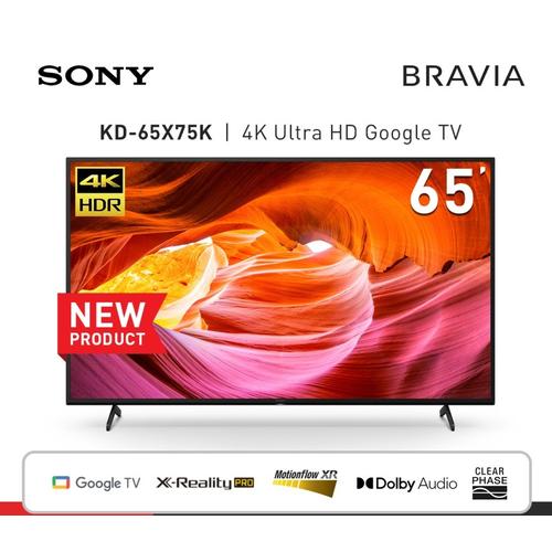 Jual SONY Bravia LED X75K 4K Ultra HD Google TV 65 Inch KD-65X75K - Black - Jakarta Pusat - IJ ...