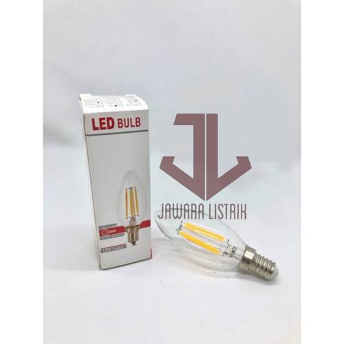 Jual LAMPU LED FILAMENT CANDLE LED BULB E14 4WATT LAMPU HIAS - Putih ...