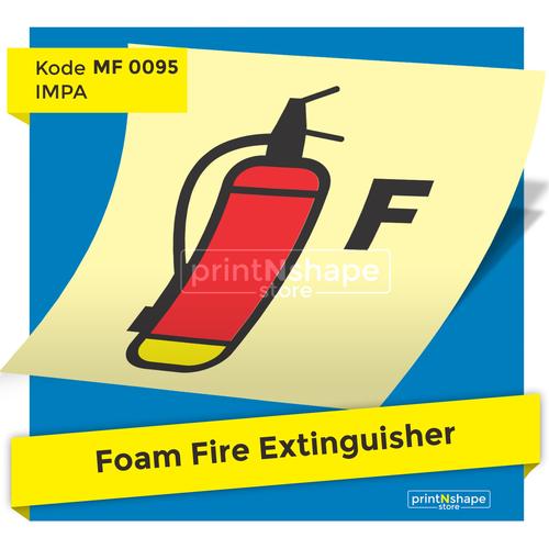 Jual MF 0095 Foam Fire Extingusihing - IMO Sign Sticker - 15x15 cm ...