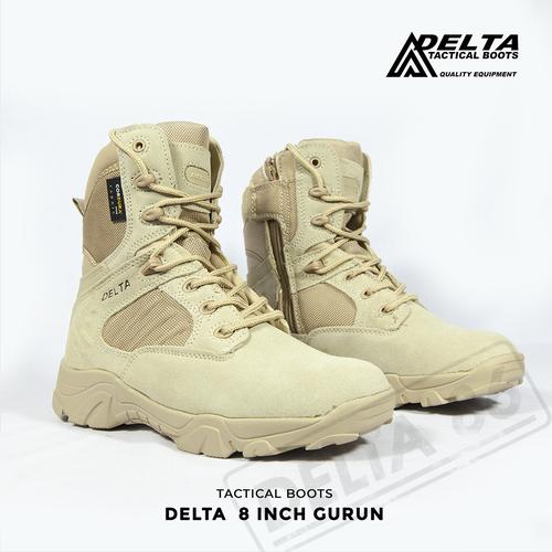 Promo Sepatu Delta 8 Inci Tactical Boots Gurun/Hitam - Cokelat, 41 - Jakarta Barat - DELTA 86 ...