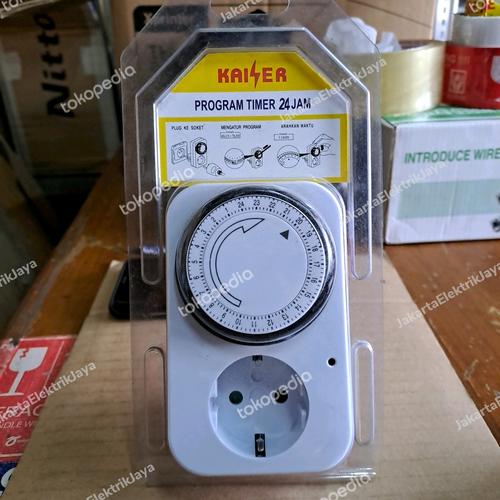 Jual KAISER TIMER ANALOG LISTRIK 220V PROGRAM TIMER 24 JAM - Jakarta ...