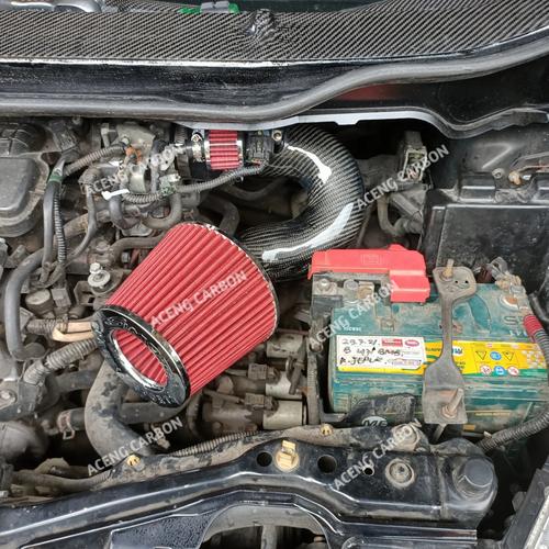 Jual open filter intake set Honda jazz ge8 Honda Freed carbon kevlar ...
