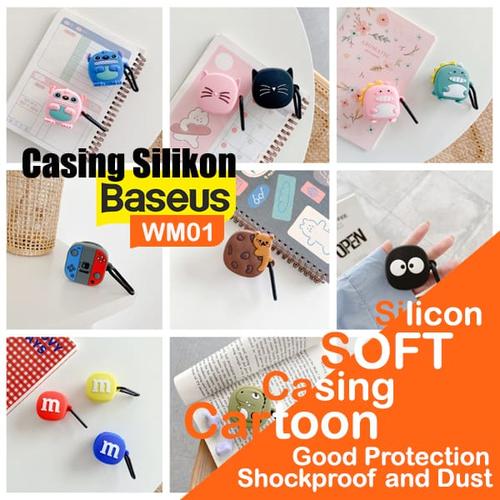 Jual Casing Baseus Encok TWS WM01 Casing Kartun Silikon Dengan ...