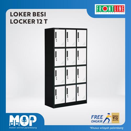 Jual Locker Besi Locker Pakaian Filling Cabinet Locker 12T Frontline ...